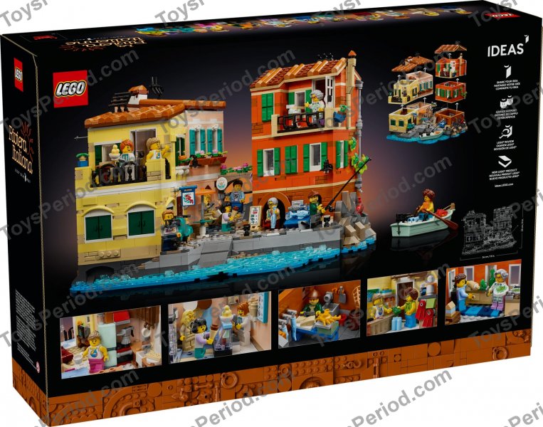 LEGO 21359 Italian Riviera Set Parts List