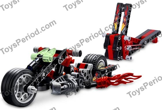 LEGO 8645 Muscle Slammer Bike Instructions and Parts List