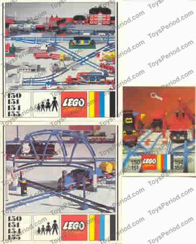 LEGO 150 Straight Track Instructions and Parts List