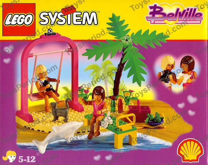 LEGO 2555 Shell Promotional Set, Belville Swing Set Instructions and ...