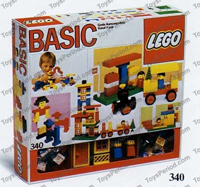 LEGO 340-1 Basic Building Set Parts List