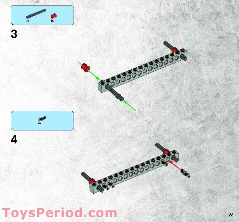 LEGO 5885 Triceratops Trapper Instructions and Parts List