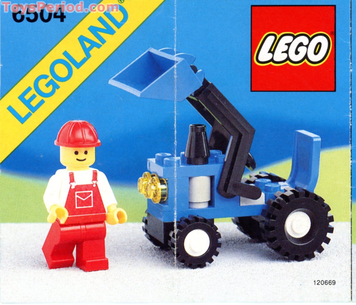 LEGO 6504 Tractor Instructions and Parts List