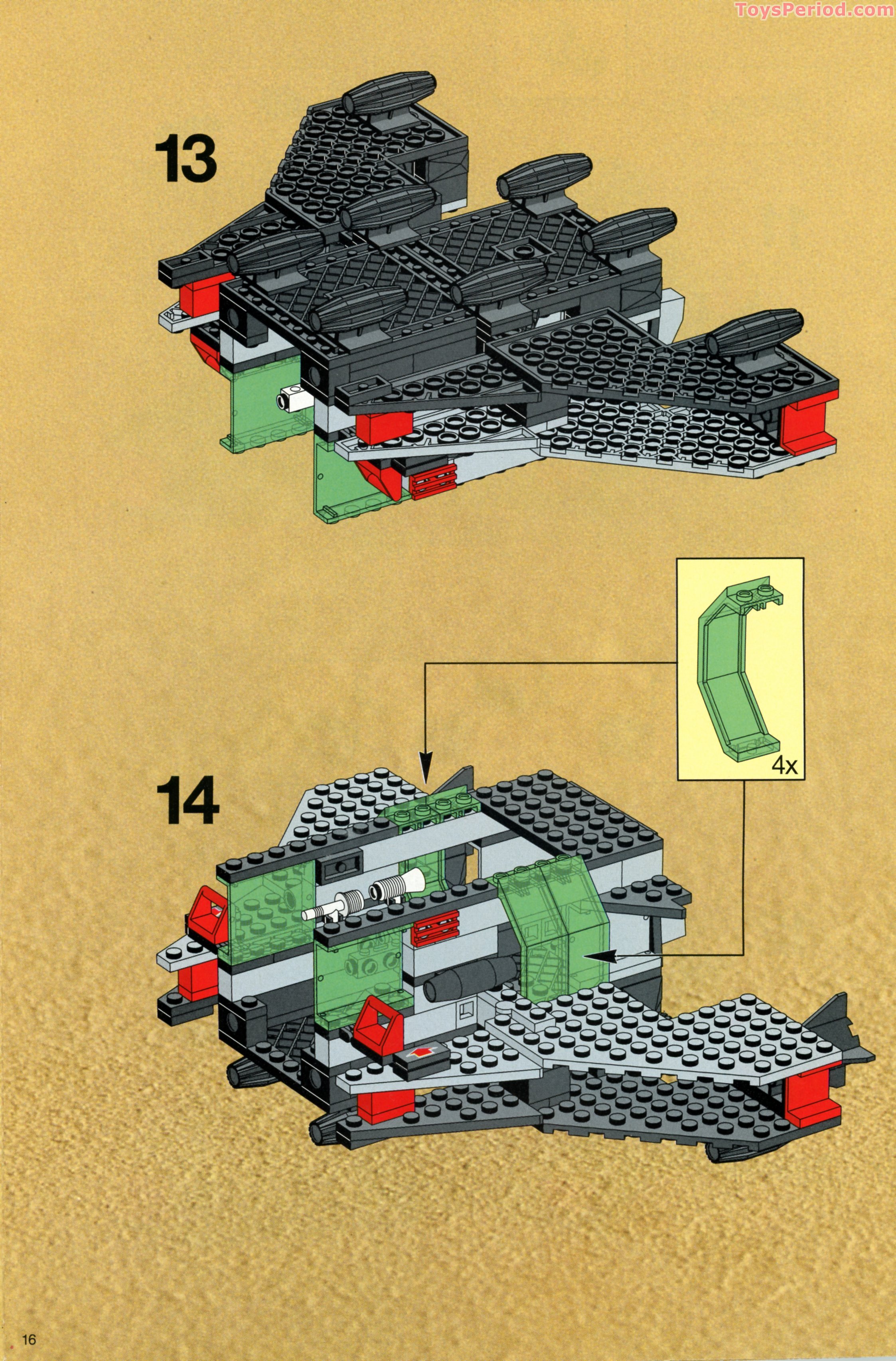 LEGO 6984 Galactic Mediator Instructions and Parts List