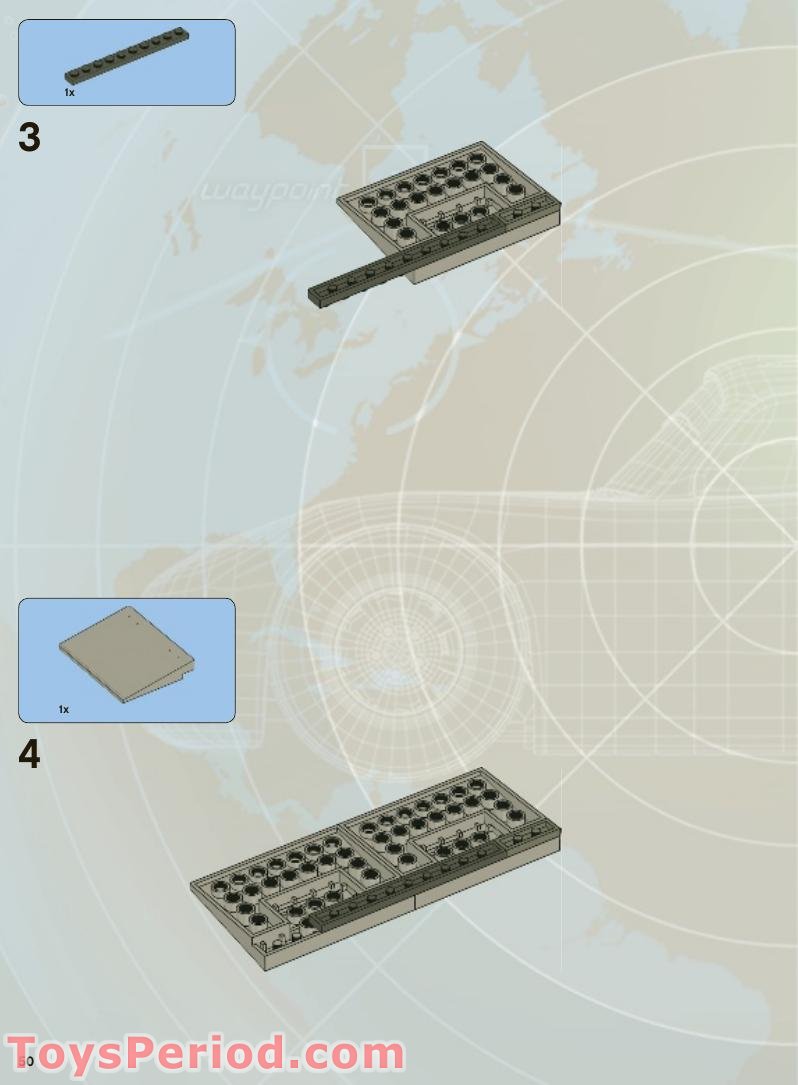 LEGO 8487 Flo's V8 Cafe Instructions and Parts List