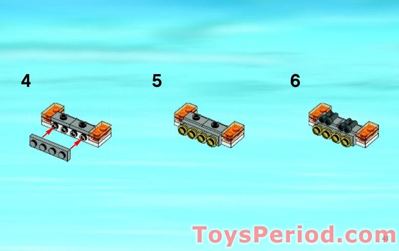 LEGO 4434 Tipper Truck Instructions and Parts List