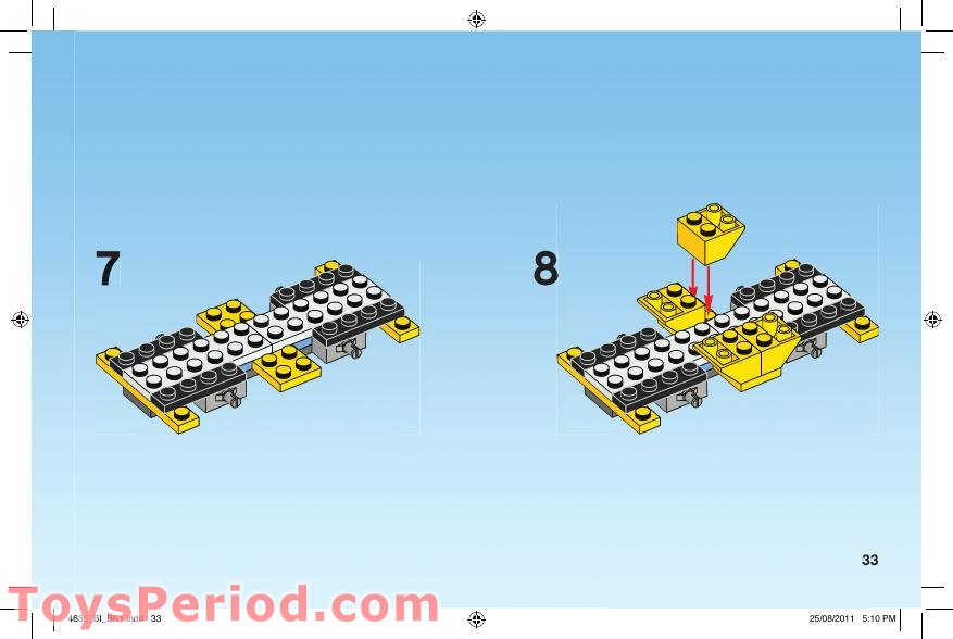LEGO 4635 Fun with Vehicles Instructions and Parts List