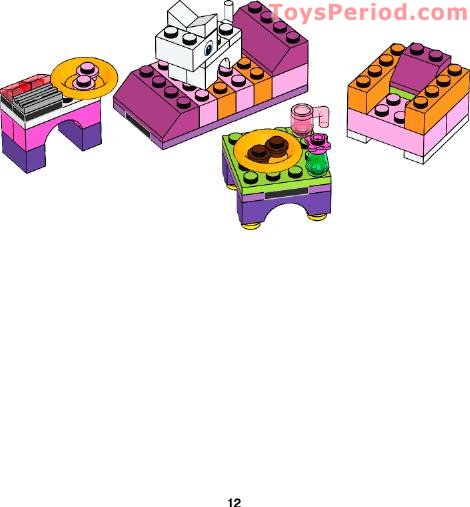 LEGO 4625 LEGO Pink Brick Box Instructions and Parts List