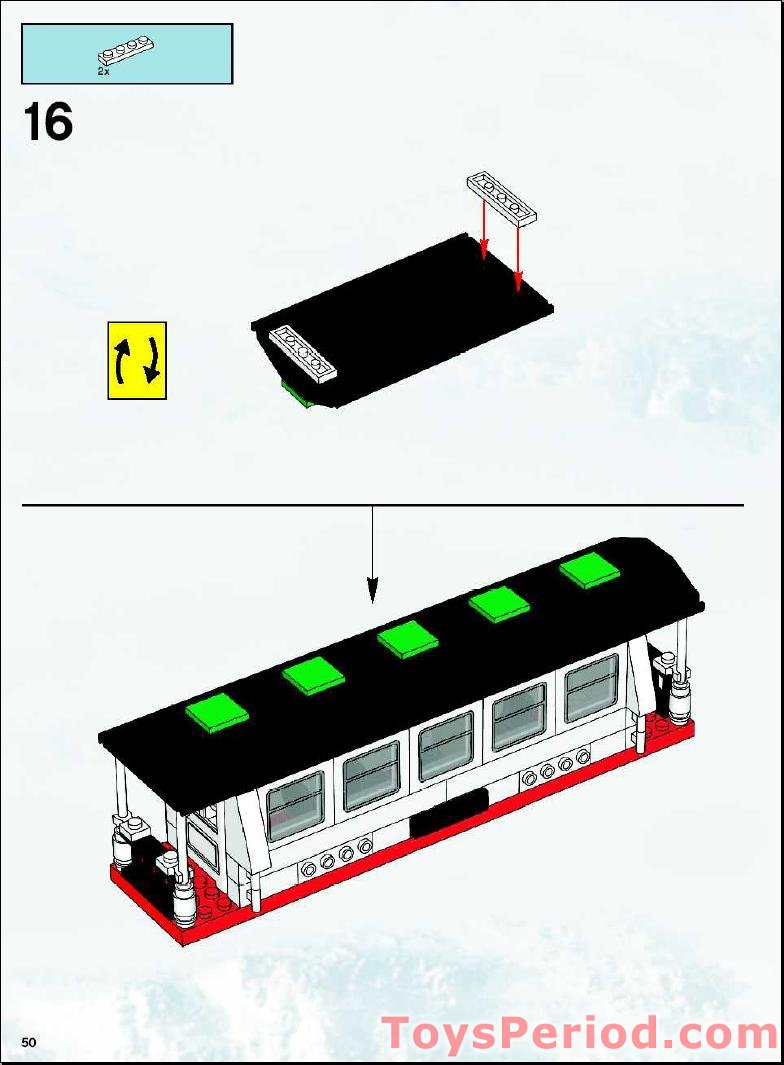 LEGO 10173 Holiday Train Instructions and Parts List