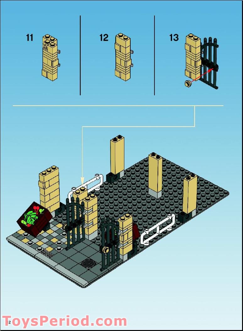 LEGO 10190 Market Street Instructions and Parts List