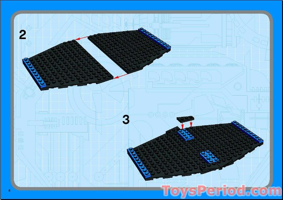 LEGO 10131 TIE Collection Instructions and Parts List
