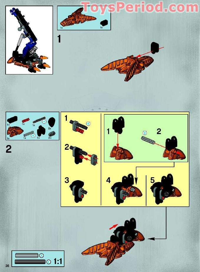 LEGO 10204 Vezon and Kardas Instructions and Parts List