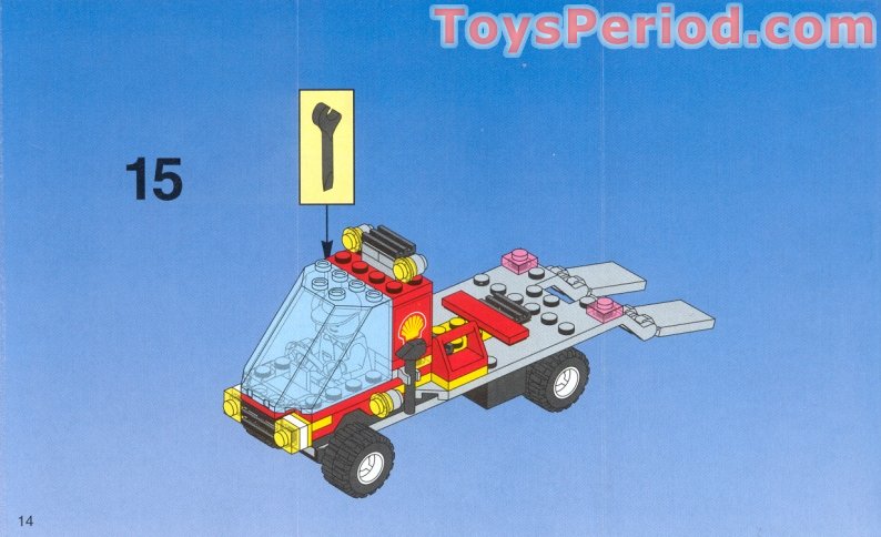 LEGO 1253-1 Shell Promotional Set - Service Station Series - Formula ...