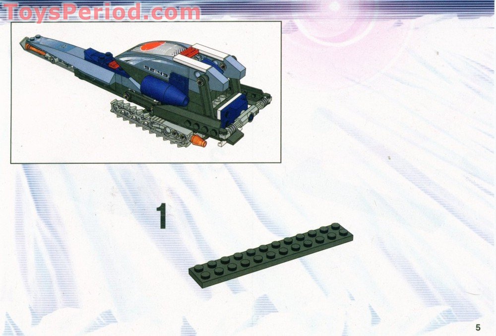 LEGO 4743 Ice Blade Instructions and Parts List