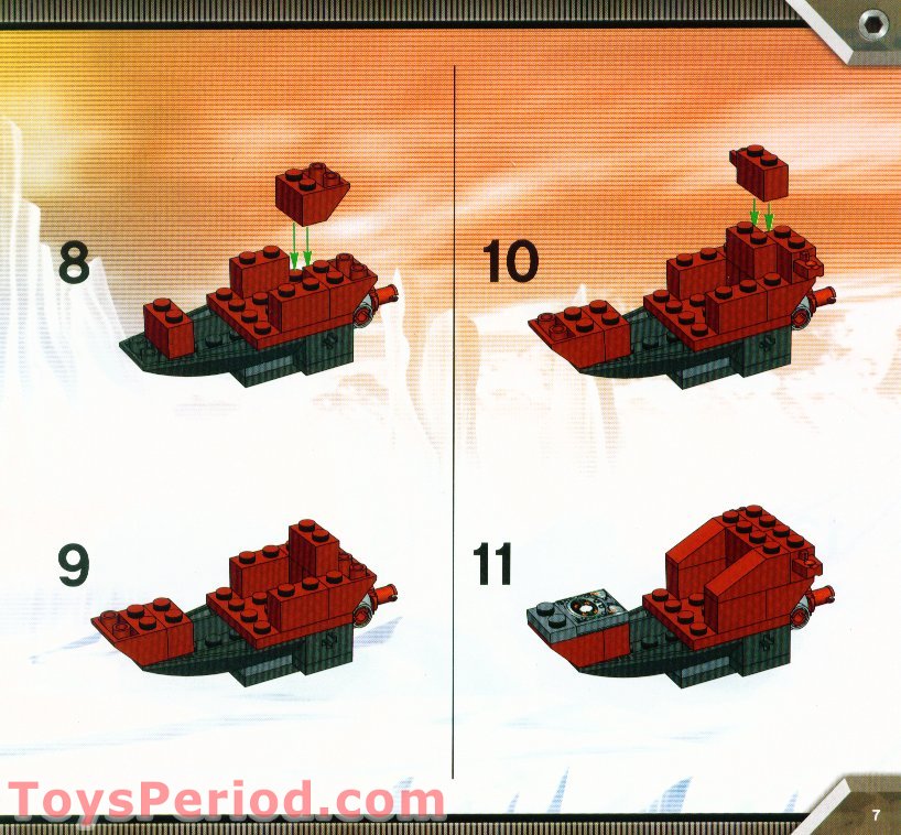 LEGO 4774 Scorpion Orb Launcher Instructions and Parts List