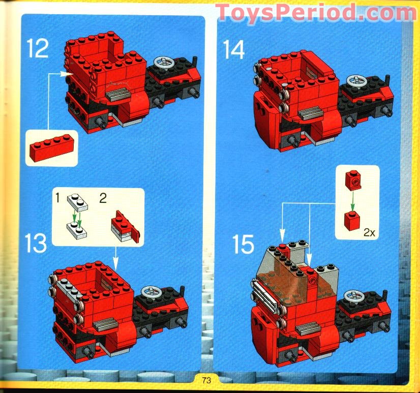 LEGO 4883 Gear Grinders Instructions and Parts List