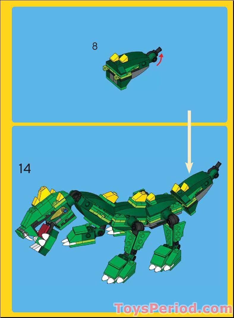 LEGO 4894 Mythical Creatures Instructions and Parts List