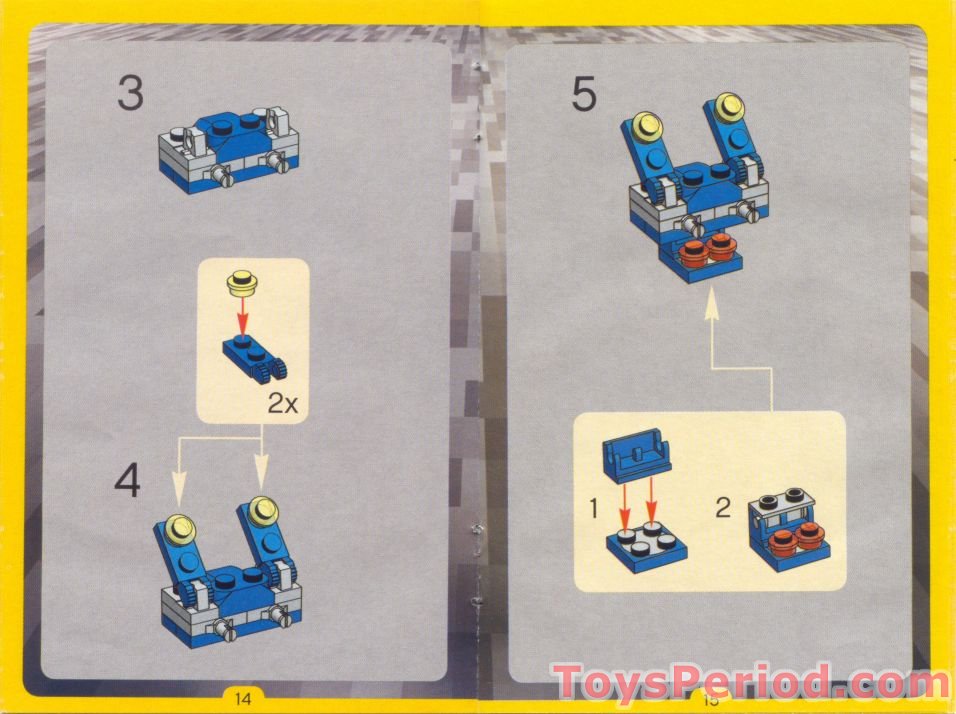 LEGO 4347-1 Auto Pod Instructions and Parts List
