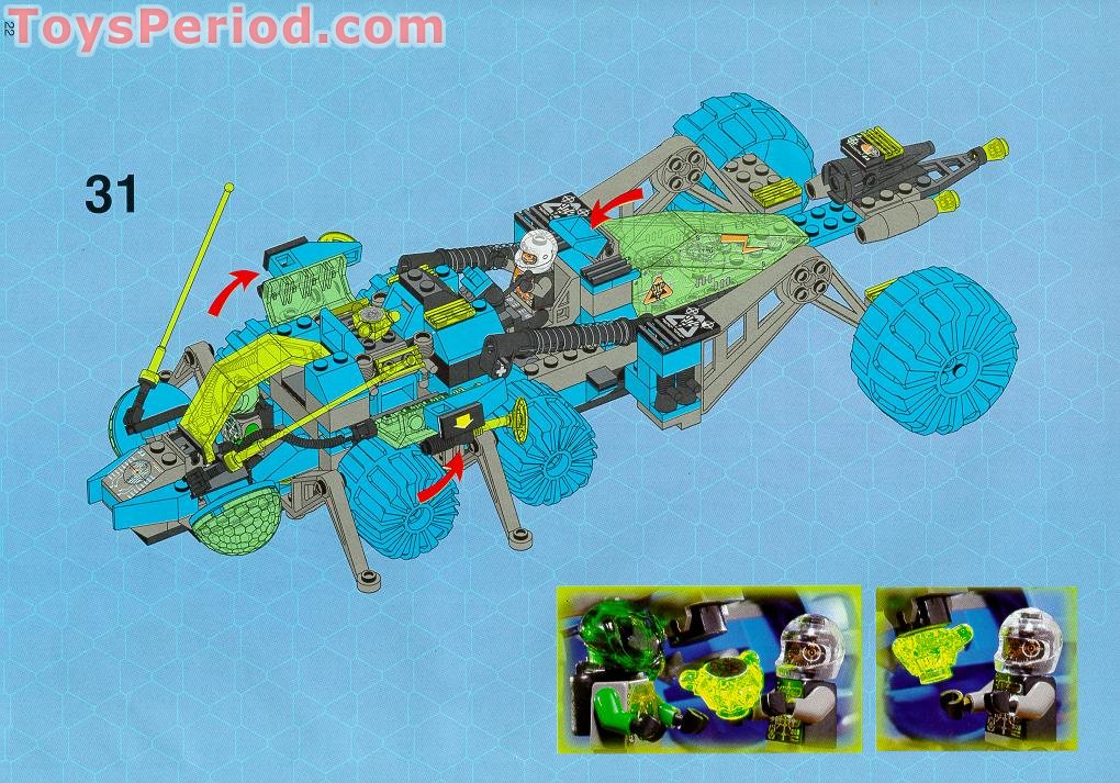 LEGO 6919 Planetary Prowler Instructions and Parts List