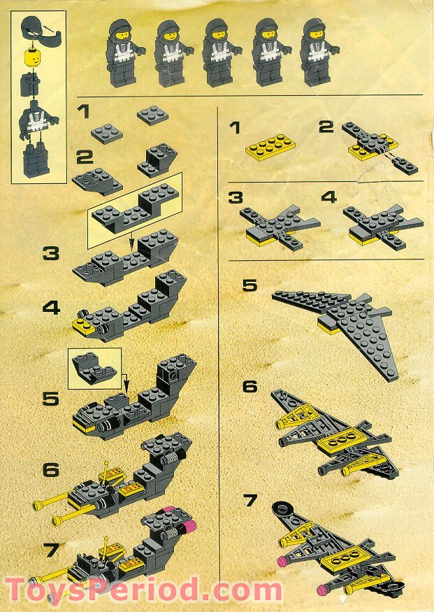 LEGO 6987 Message-Intercept Base Instructions and Parts List
