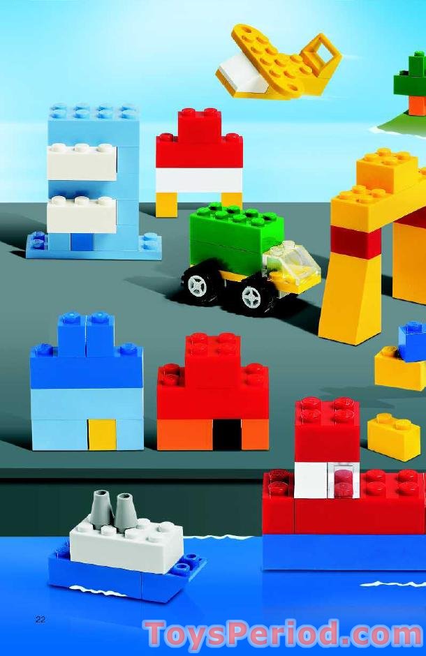 LEGO 6186 Build Your Own LEGO Harbor Instructions and Parts List