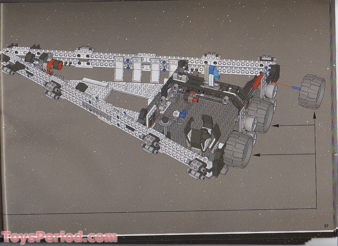 LEGO 6211 Imperial Star Destroyer Instructions and Parts List