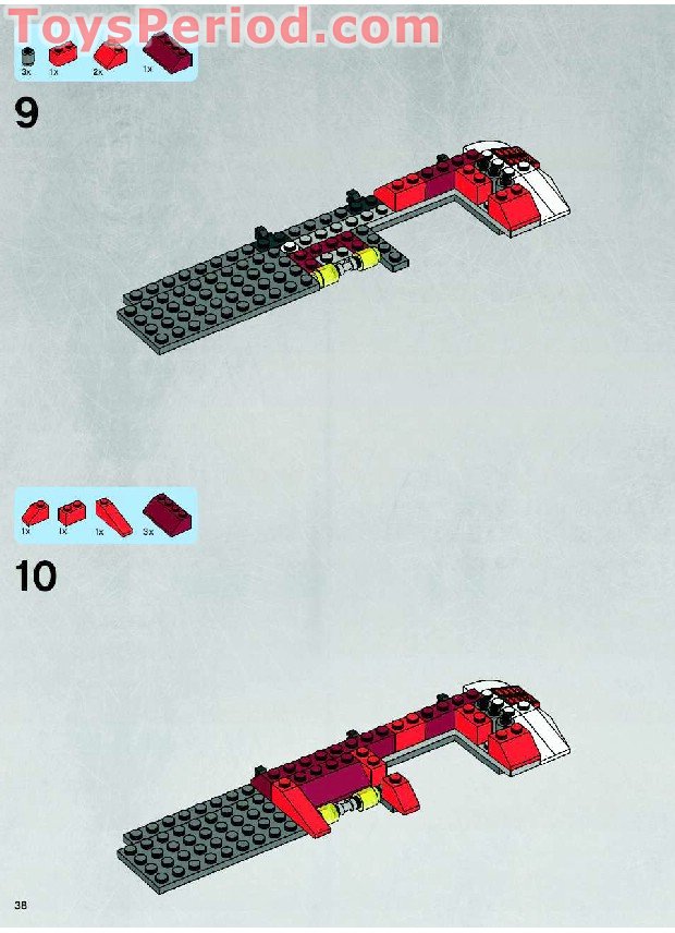 LEGO 7679 Republic Fighter Tank Instructions and Parts List