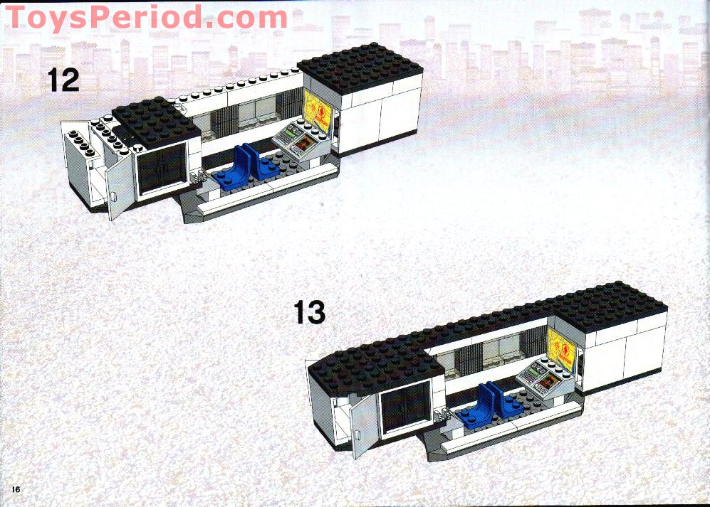 LEGO 7034 Surveillance Truck Instructions and Parts List