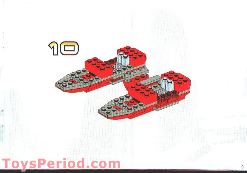 LEGO 7119 Twin-Pod Cloud Car Instructions and Parts List