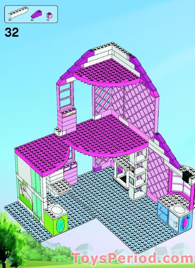 LEGO 7586 Sunshine Home Instructions and Parts List