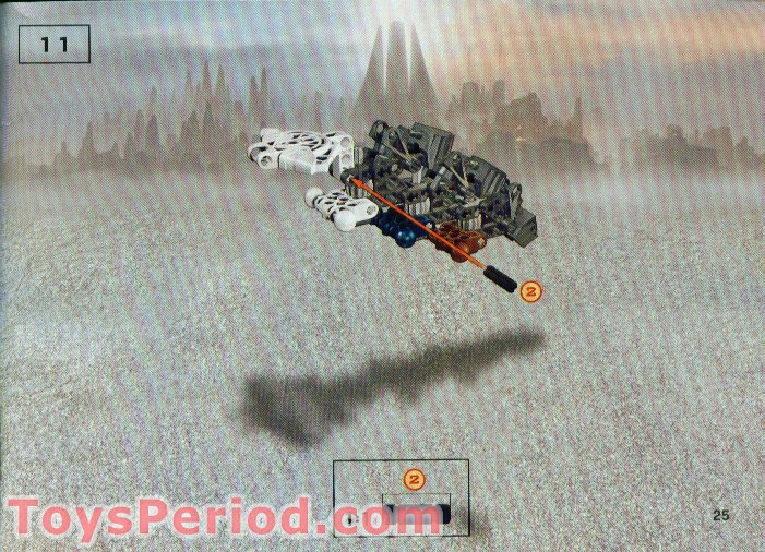 LEGO 8617-1 Vahki Zadakh Instructions and Parts List
