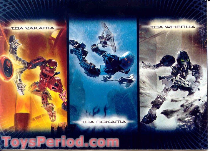 LEGO 8614-1 Vahki Nuurakh Instructions and Parts List