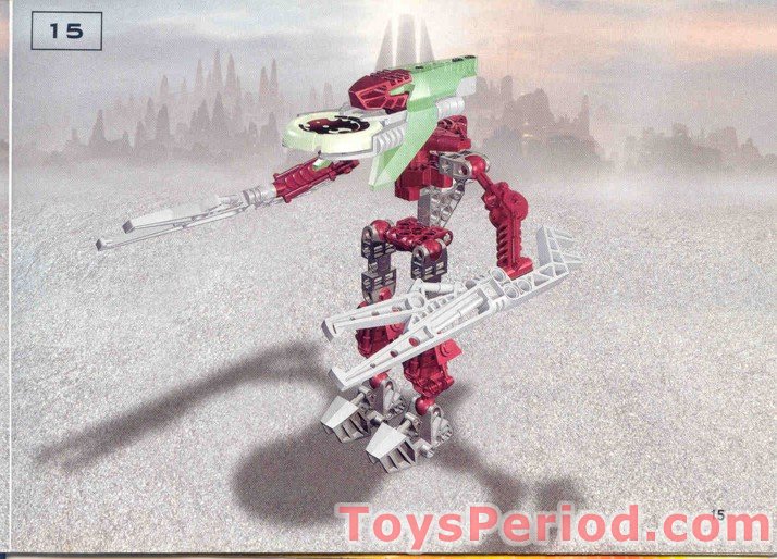 LEGO 8614-1 Vahki Nuurakh Instructions and Parts List