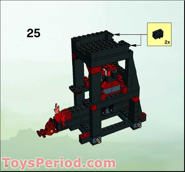 LEGO 8800 Vladek's Siege Engine Instructions and Parts List