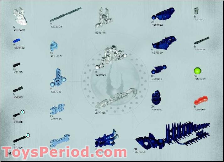 LEGO 8902 Vezok Instructions and Parts List