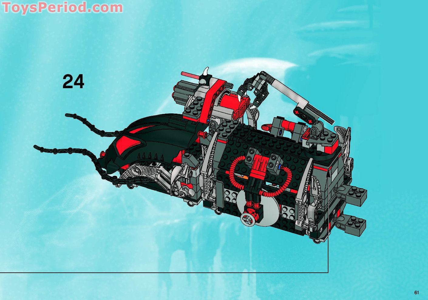 LEGO 8927 Toa Terrain Crawler Instructions and Parts List