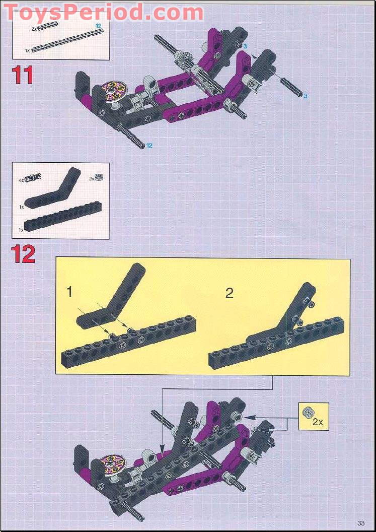 LEGO 8257 Cyber Strikers Instructions and Parts List