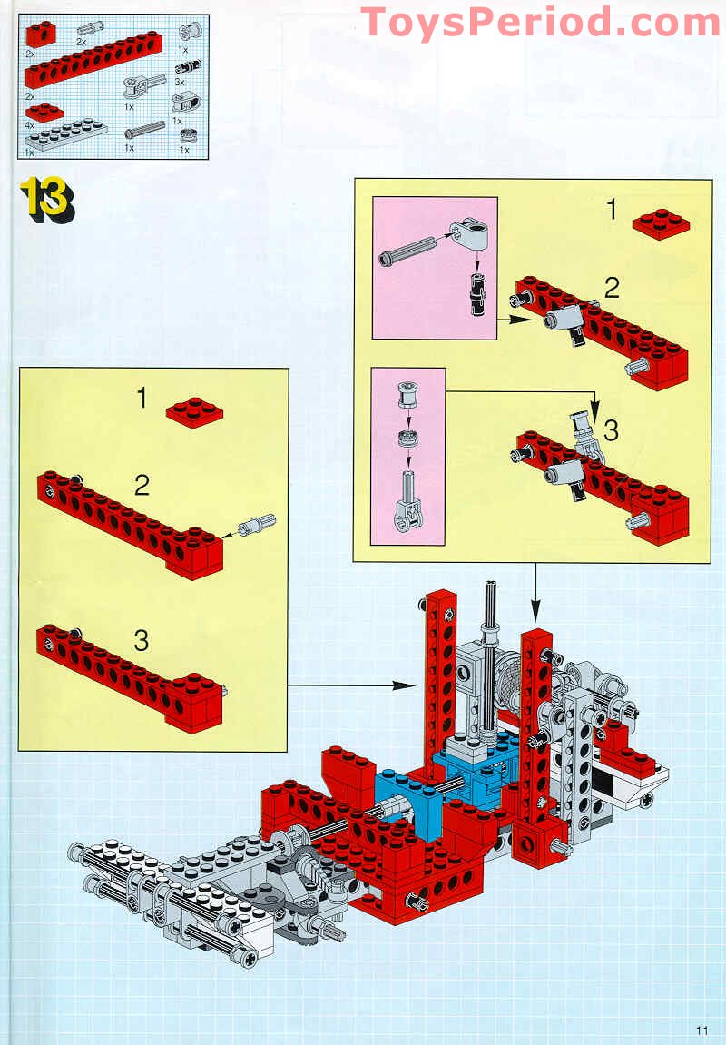 LEGO 8280 Fire Response Unit Instructions and Parts List