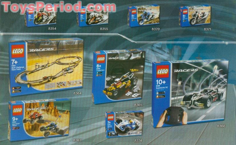 LEGO 8383 Nitro Terminator Instructions and Parts List