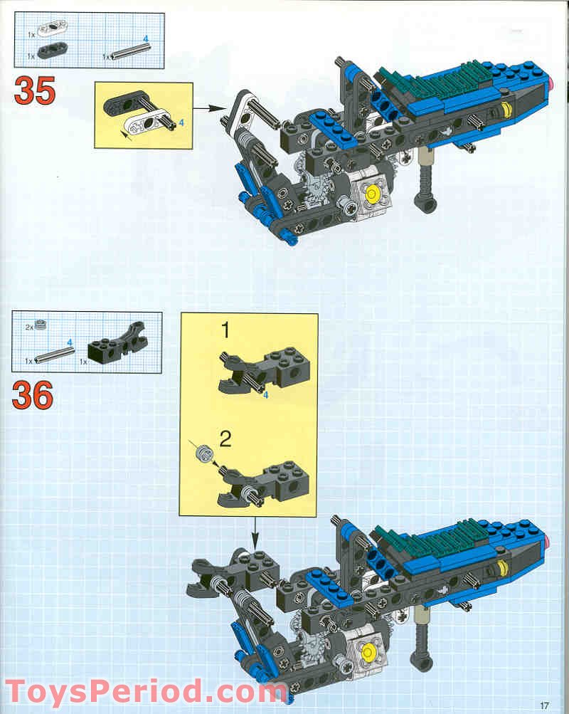 LEGO 8417 Mag Wheel Master Instructions and Parts List