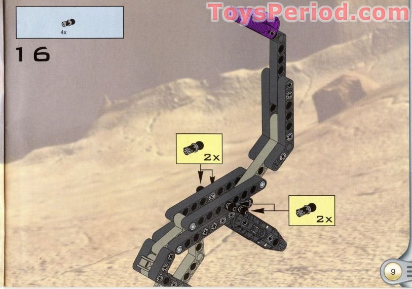 LEGO 8548 Nui-Jaga Instructions and Parts List