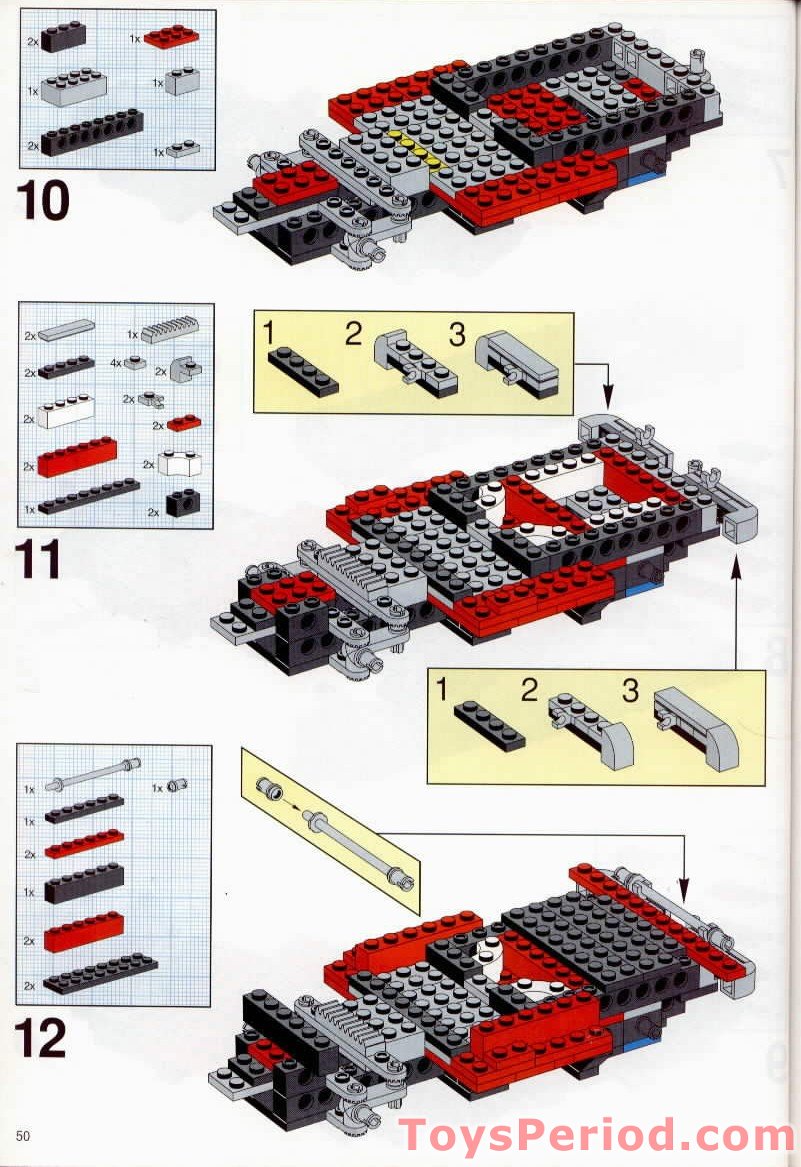 LEGO 5591 Mach II Red Bird Rig Instructions and Parts List