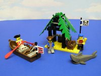 Pirate Theme Sets - LEGO 6258 Smuggler's Shanty Vintage Pirates Island Set