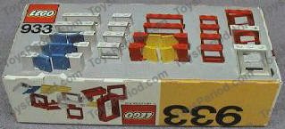 LEGO 933 Windows and Doors Set Parts List