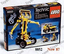 LEGO 8852 Robot Instructions and Parts List