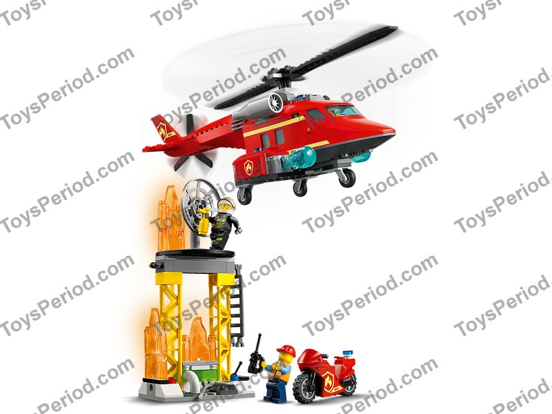 LEGO 60281 Fire Rescue Helicopter Set Parts List