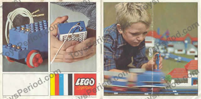 LEGO 102-1 4.5v Motor and Battery Box Set Parts List