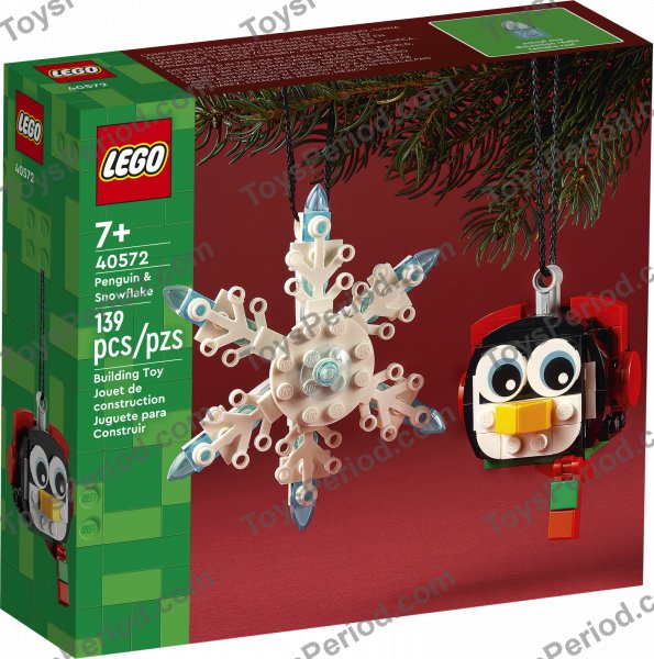 LEGO 40572 Penguin & Snowflake Set Parts List