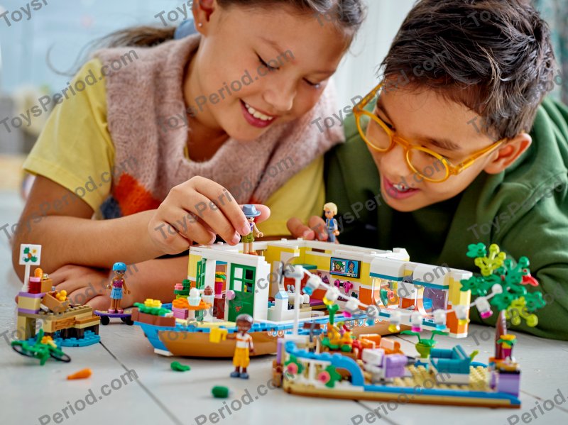 LEGO 41702 Canal Houseboat Set Parts List