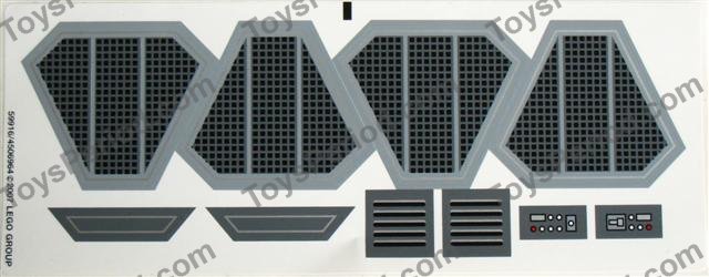 LEGO Sets with Part 7661stk01 Sticker Sheet for Set 7661 - (59916/4506964)